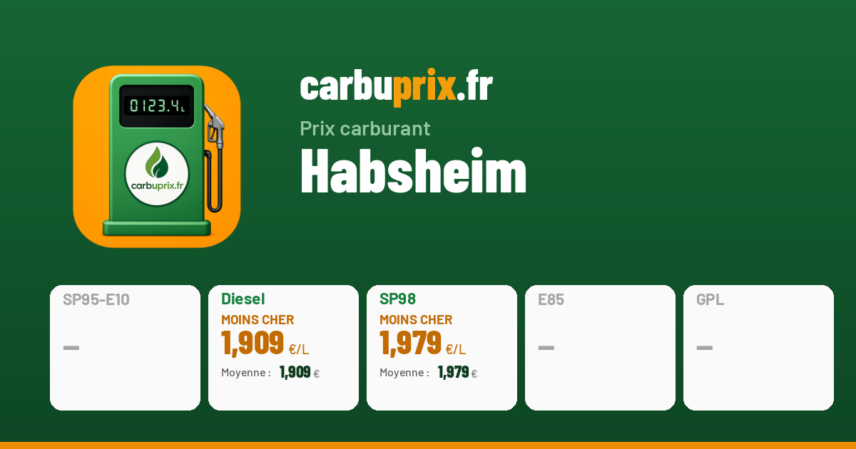 Prix Carburant Haut Rhin