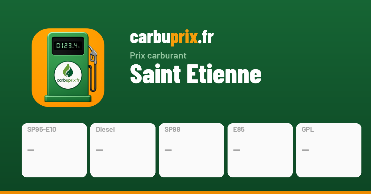 Carburant Le Moins Cher Saint Etienne